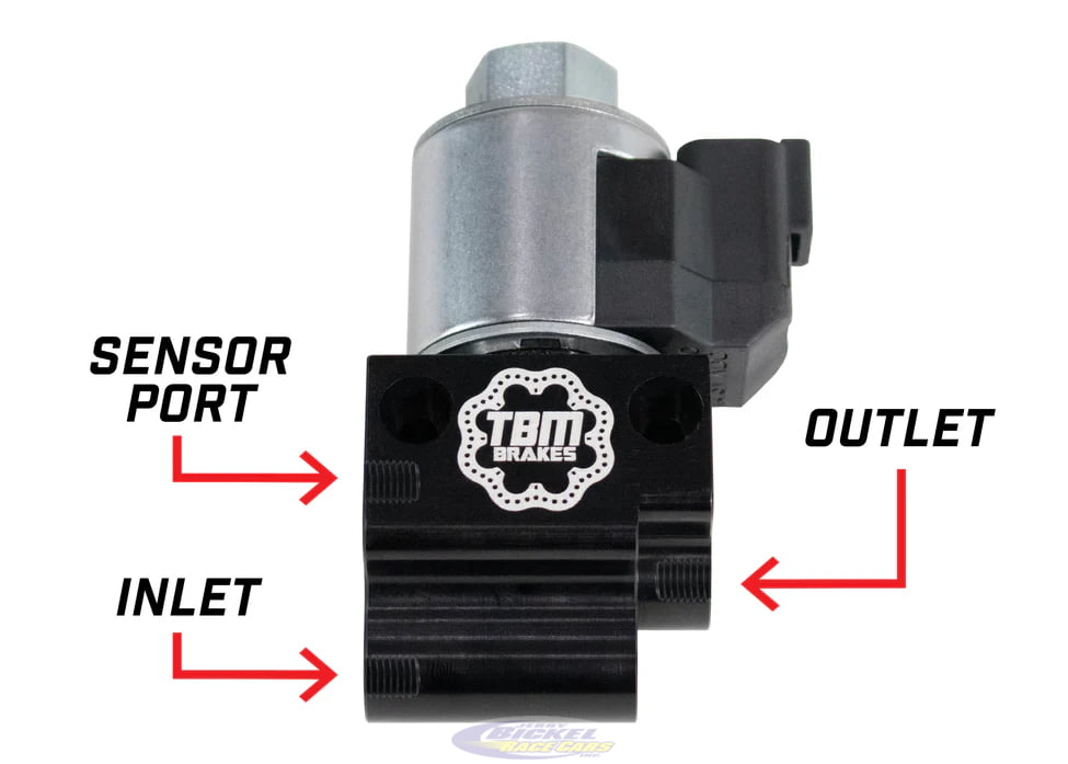 TBM Brakes Low Amp Line Lock w/ Pressure Sensor Port